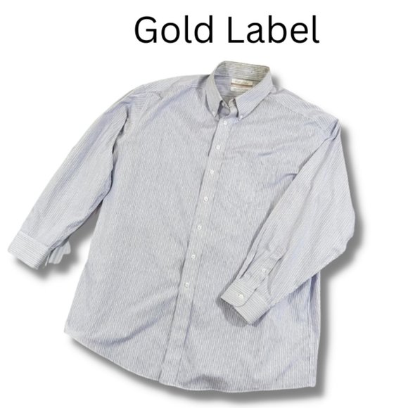 Roundtree & Yorke GOLD LABEL | Shirts | Mens Gold Label Dress Shirt 7 X ...